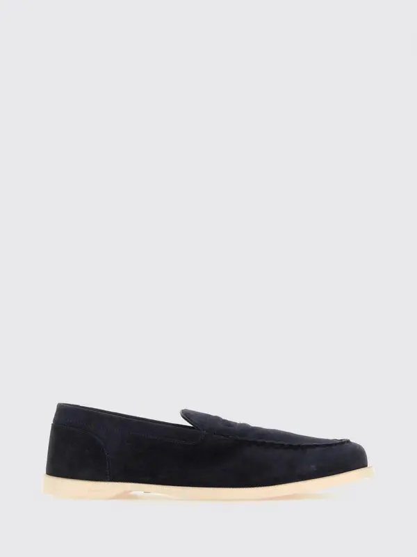 John Lobb Pace Suede Loafers - Blue