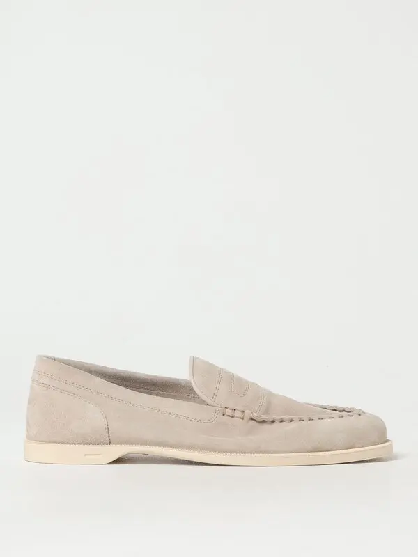 John Lobb Pace Suede Loafers - Sand