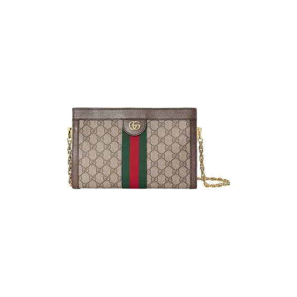 Gucci Ophidia Gg Supreme Small Shoulder Bag - Tan