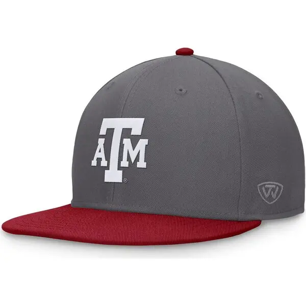 Top Of The World Texas A&m Aggies Rally Fitted Hat - Gray