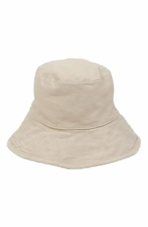 Hat Attack Washed Cotton Crusher Bucket Hat - Natural