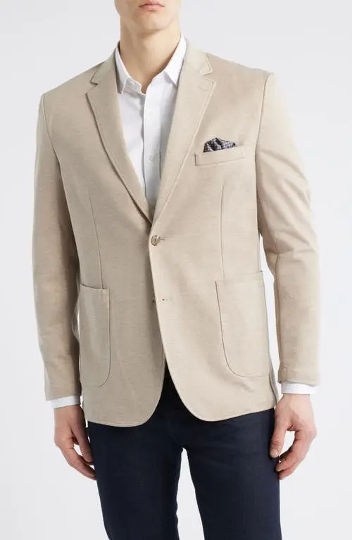 Johnston & Murphy Xc Flex® Solid Knit Sport Coat - Tan