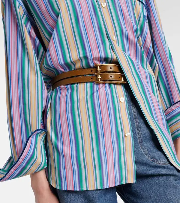 Etro Reversible Leather Belt