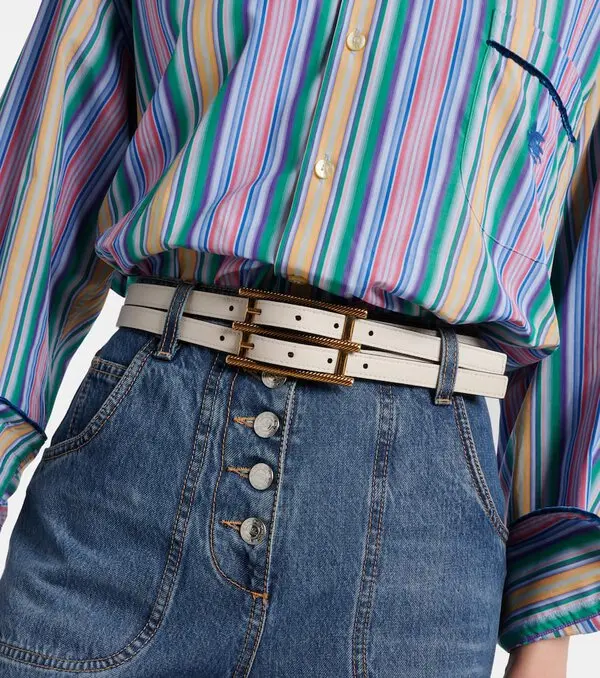 Etro Reversible Leather Belt