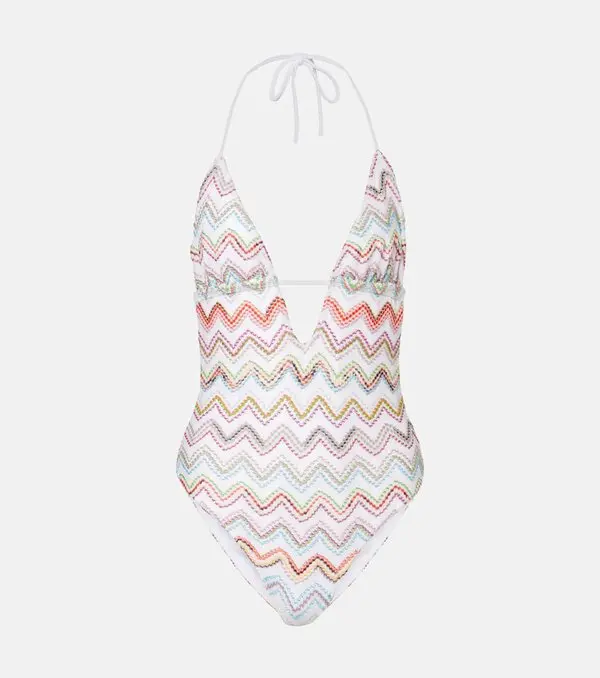 Missoni Zigzag One-piece Swimsuit - Multicoloured