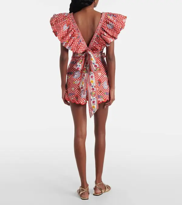 Camilla Printed Cotton Top