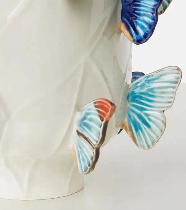 BORDALLO PINHEIRO By Claudia Schiffer Cloudy Butterflies Large Vase