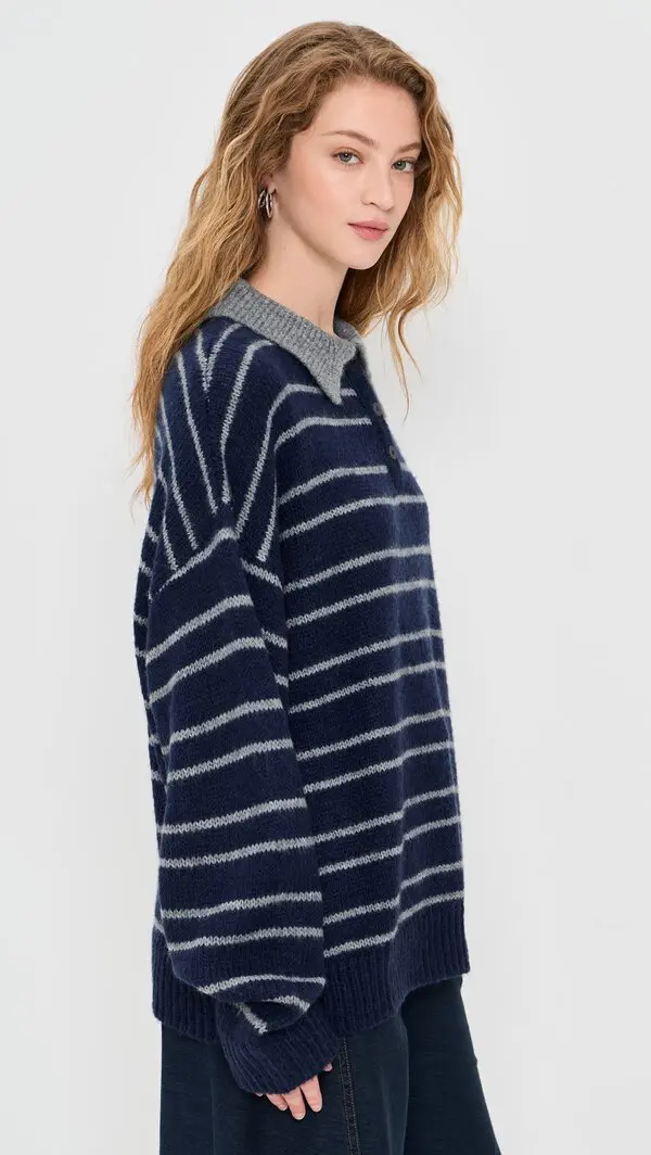 Lioness Rising Sun Jersey Pullover - Navy