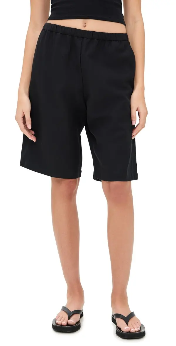 Enza Costa Twill Bermuda Shorts