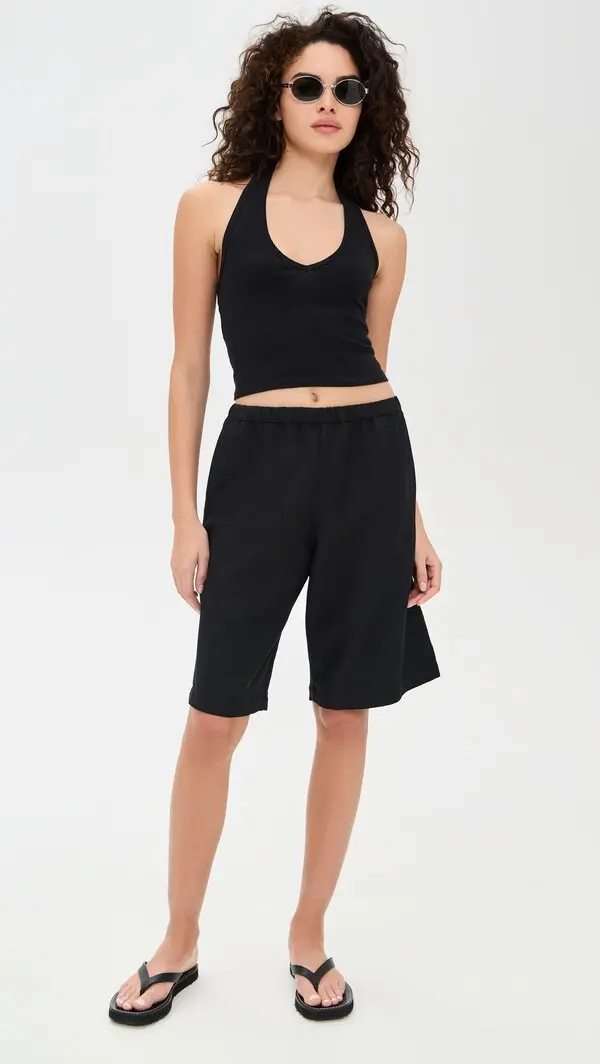 Enza Costa Twill Bermuda Shorts