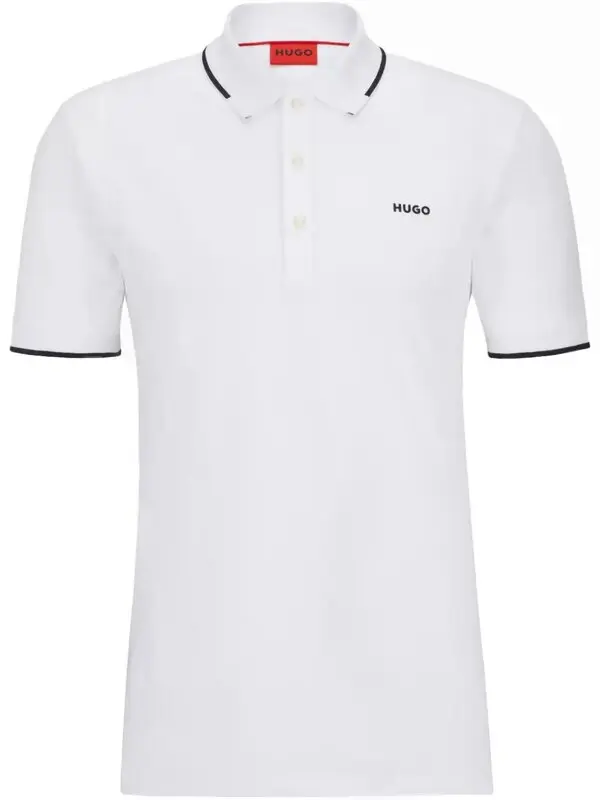 Hugo Dinoso Polo Shirt - White