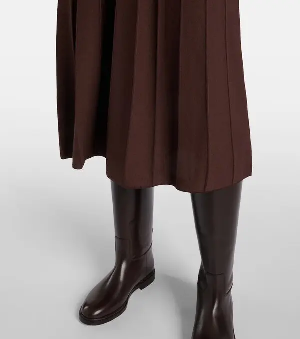JOSEPH Pleated Midi Dress