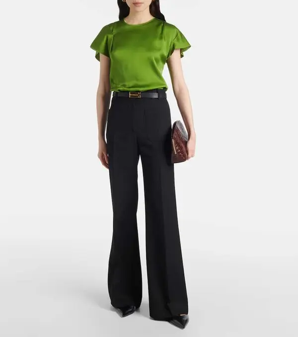 Victoria Beckham Satin Top