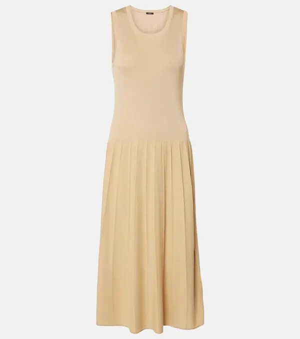 JOSEPH Pleated Midi Dress