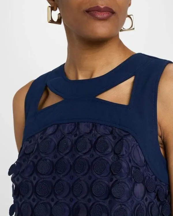 Trina Turk Bev Cutout Mini Dress - Ink