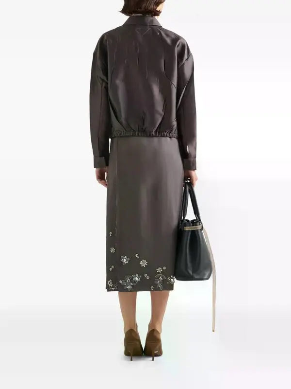 Prada Beaded Midi Skirt