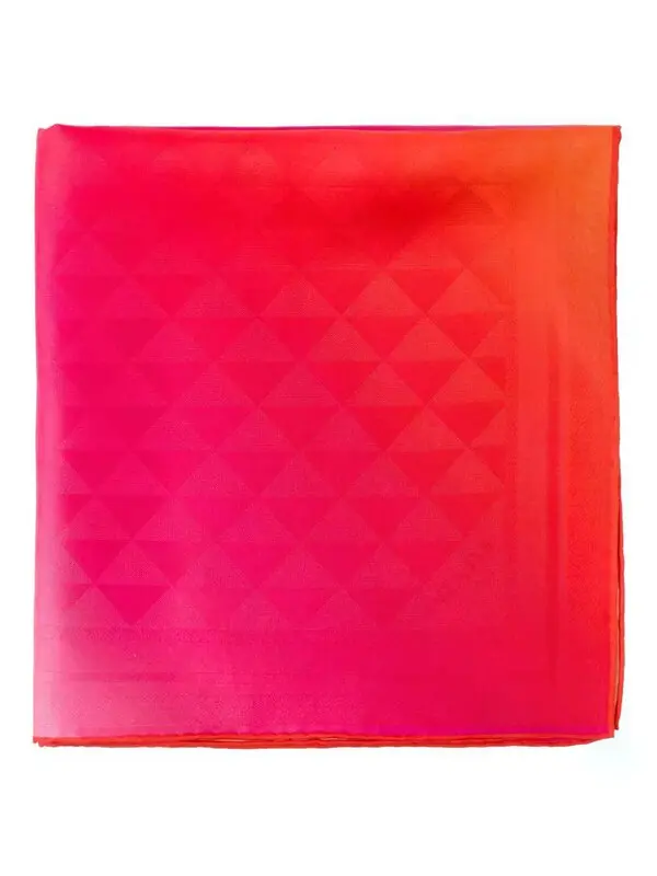 Prada Printed Silk Scarf - Pink