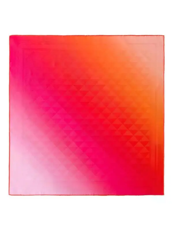 Prada Printed Silk Scarf - Pink