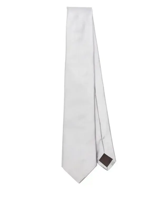 Canali Silk Neck Tie - Grey