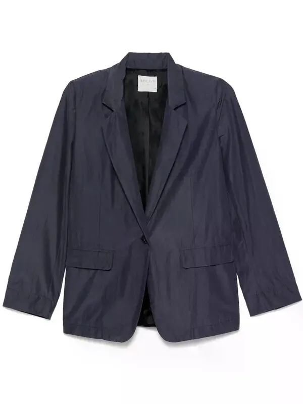 FORTE_FORTE Single-breasted Blazer - Blue
