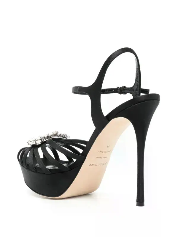 SERGIO ROSSI 120mm Crystal-detailing Sandals
