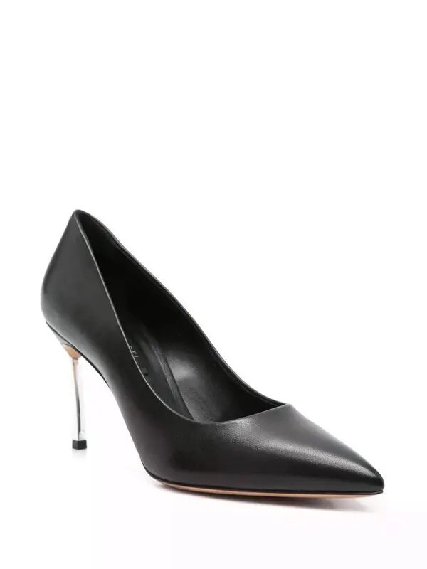 Casadei 80mm Leather Pumps