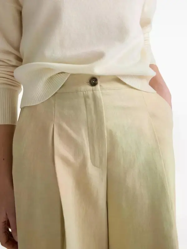 YVES SALOMON Pressed-crease Trousers - Neutrals