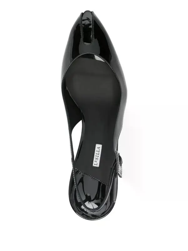 LE SILLA 90mm Clivage Pumps - Black