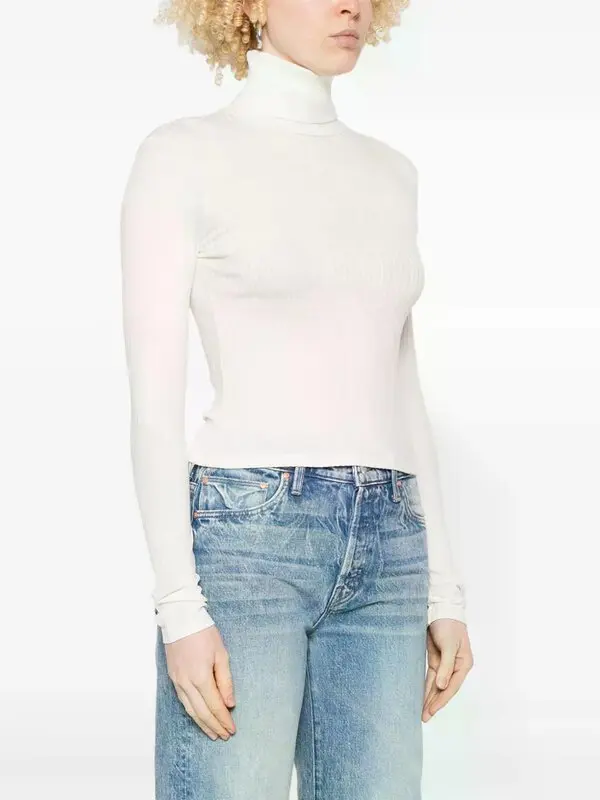 RE/DONE Ribbed Roll-neck Top