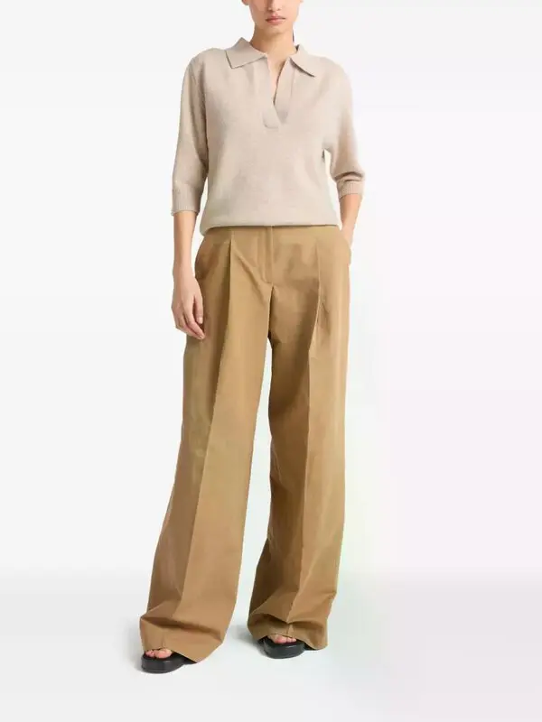 YVES SALOMON Pleated Trousers