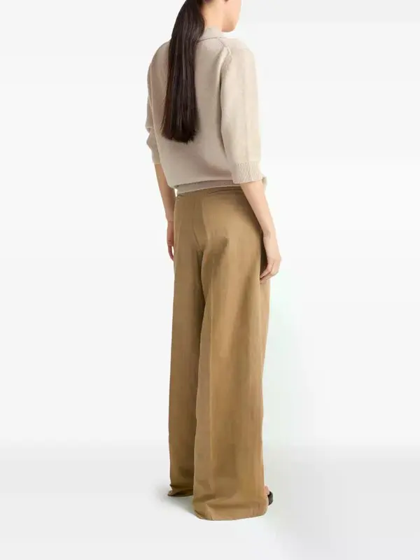 YVES SALOMON Pleated Trousers