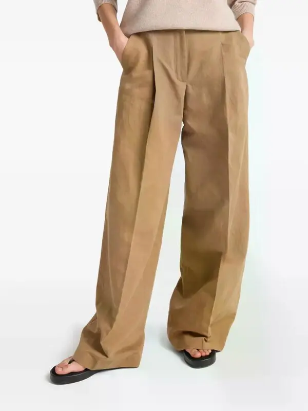 YVES SALOMON Pleated Trousers