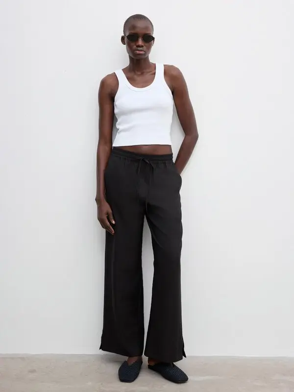 HOUSE OF DAGMAR Lyocell Blend Trousers