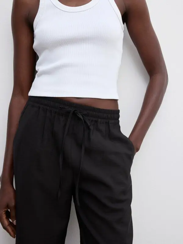 HOUSE OF DAGMAR Lyocell Blend Trousers