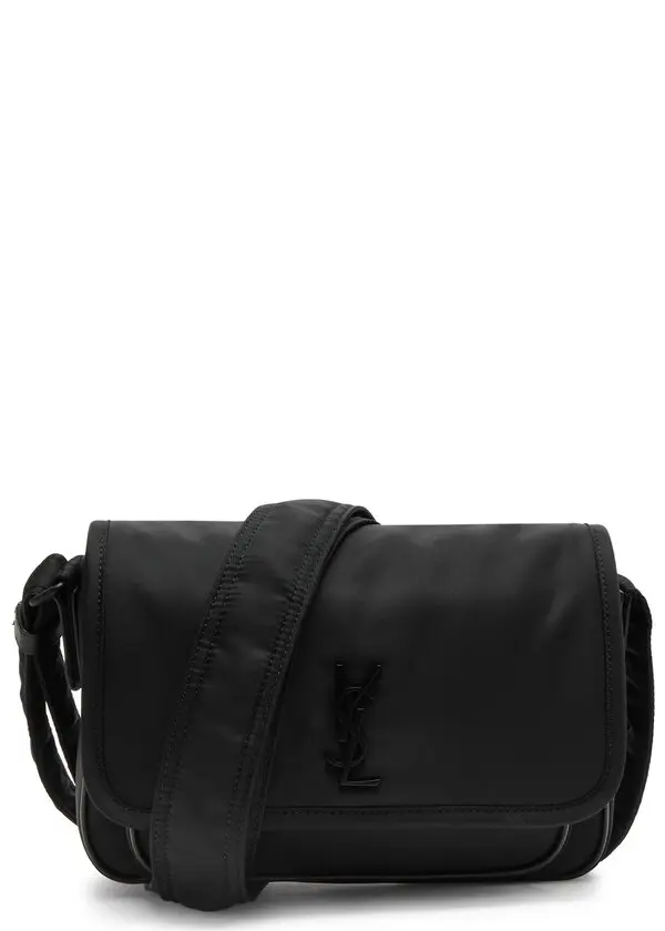 Saint Laurent Niki Small Nylon Cross-body Bag - Black