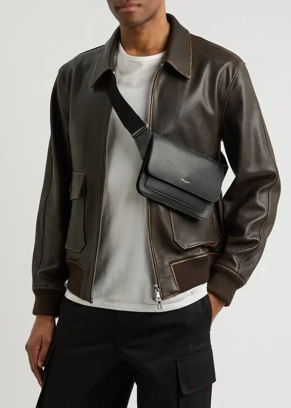 Saint Laurent Leather Belt Bag
