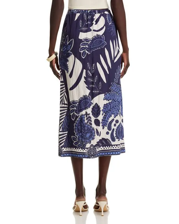 LA FEE MARABOUTEE Printed Midi Skirt