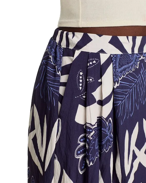 LA FEE MARABOUTEE Printed Midi Skirt
