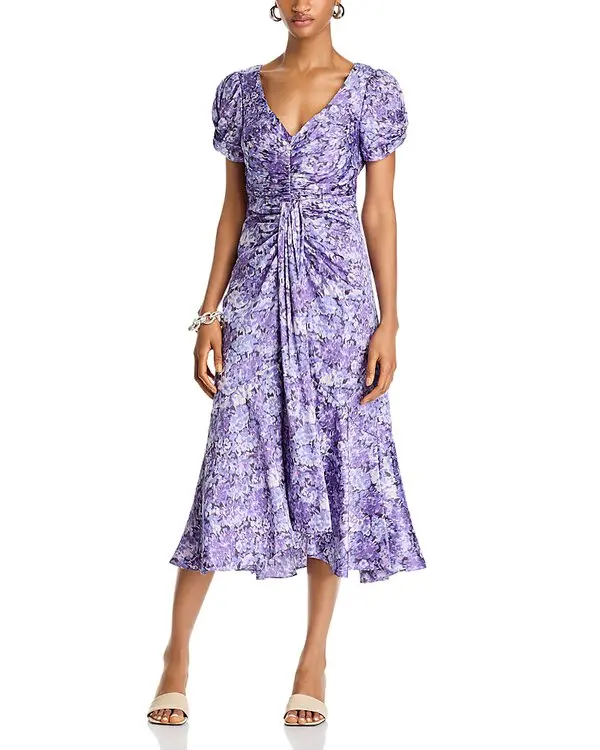 Cinq À Sept Hydrangea Midi Dress