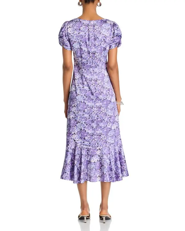 Cinq À Sept Hydrangea Midi Dress