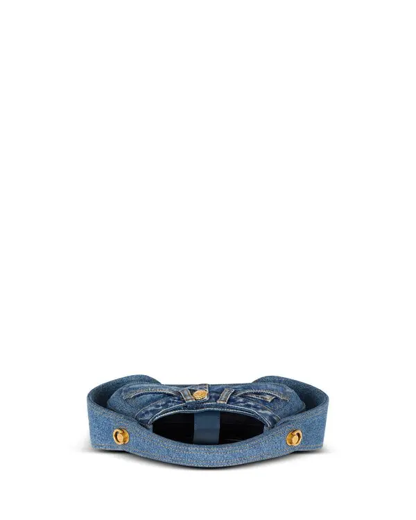 Balmain Medium Denim Jolie Madame Bag - Blue