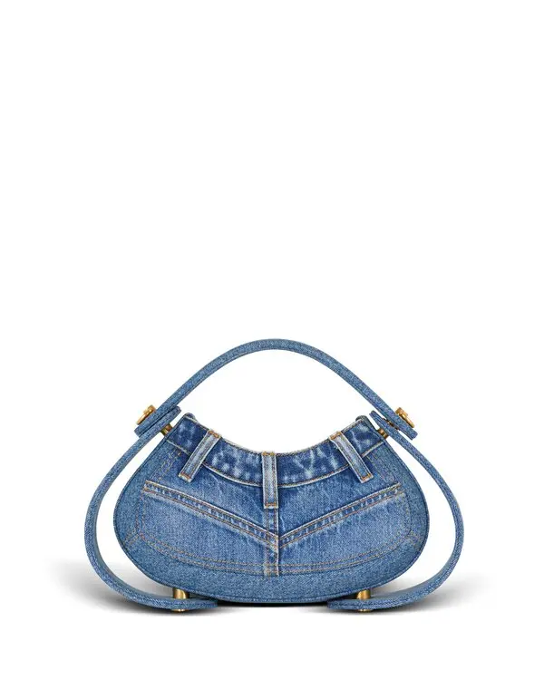 Balmain Medium Denim Jolie Madame Bag - Blue