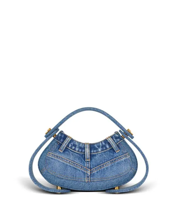 Balmain Medium Denim Jolie Madame Bag - Blue