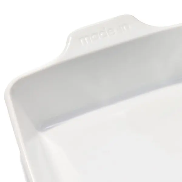 MADE IN Porcelain Rectangular Baking Dish - White