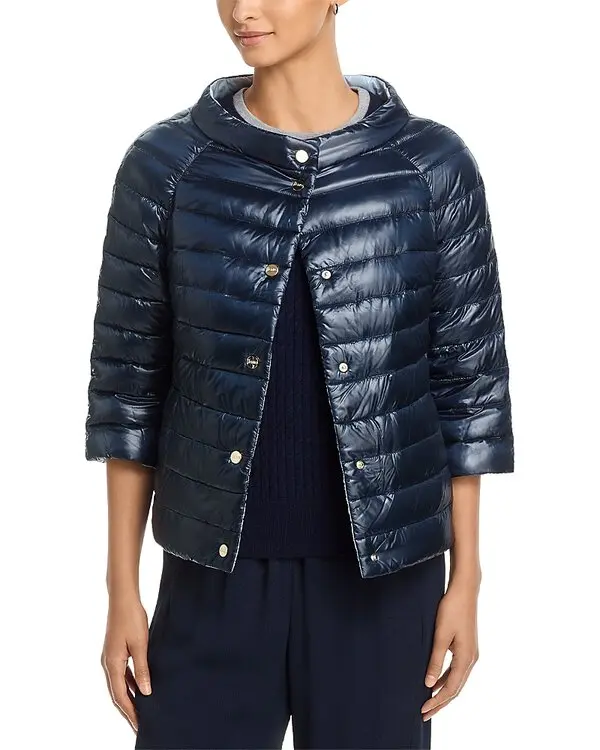 Herno Reversible Puffer Coat - Blu Scuro