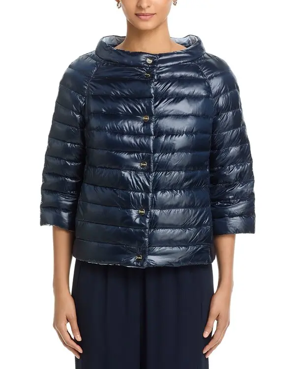 Herno Reversible Puffer Coat - Blu Scuro