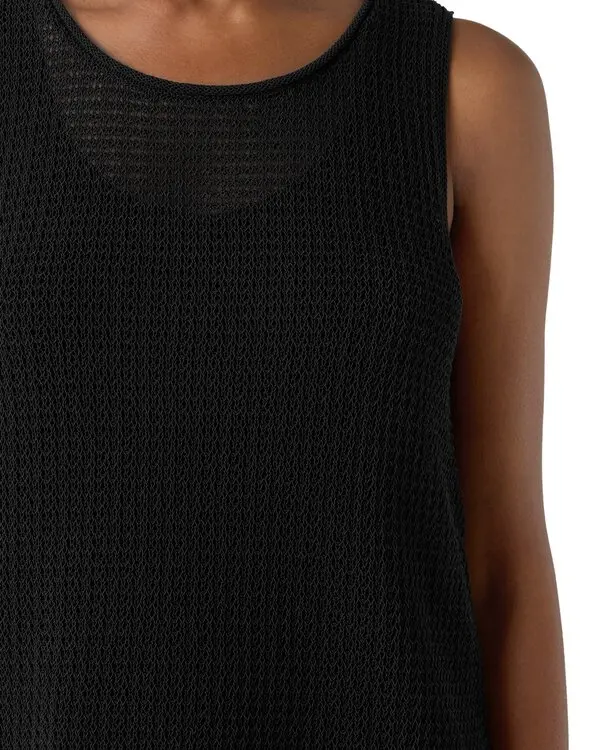 Eileen Fisher Cotton Round Neck Shell