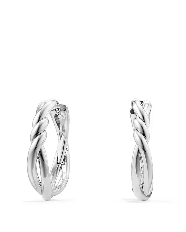 David Yurman Continuance Hoop Earrings - Silver