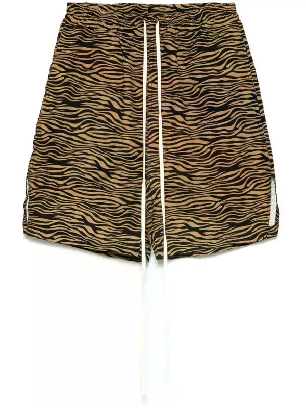 YUIKI SHIMOJI Tiger-stripes Shorts