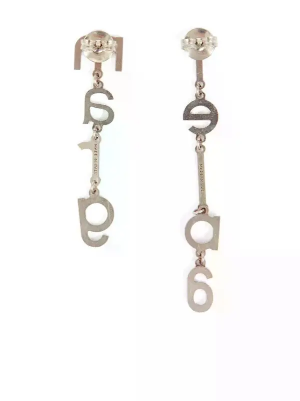 MAISON MARGIELA Letter Logo Drop Earrings